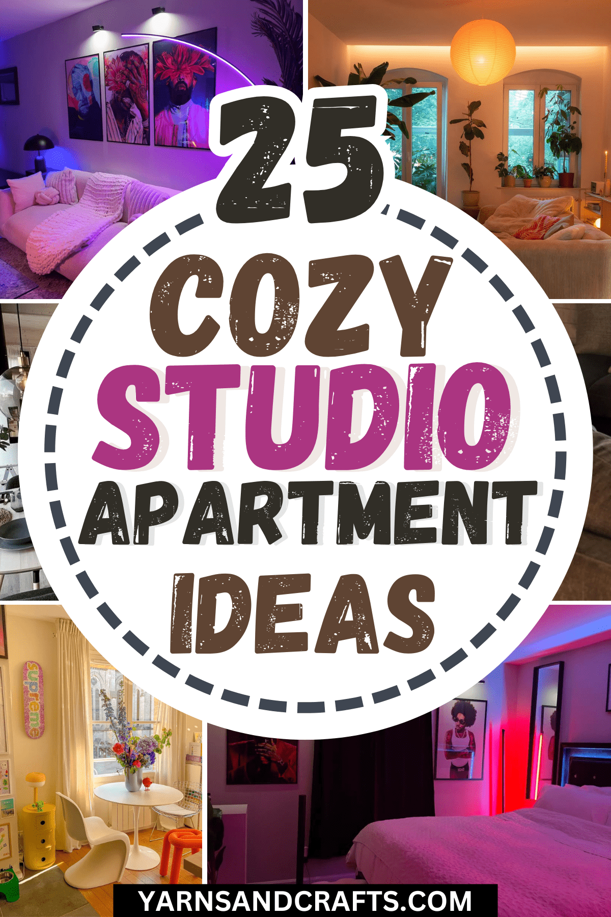 25 Genius Small Studio Apartment Ideas | Yarns and Crafts