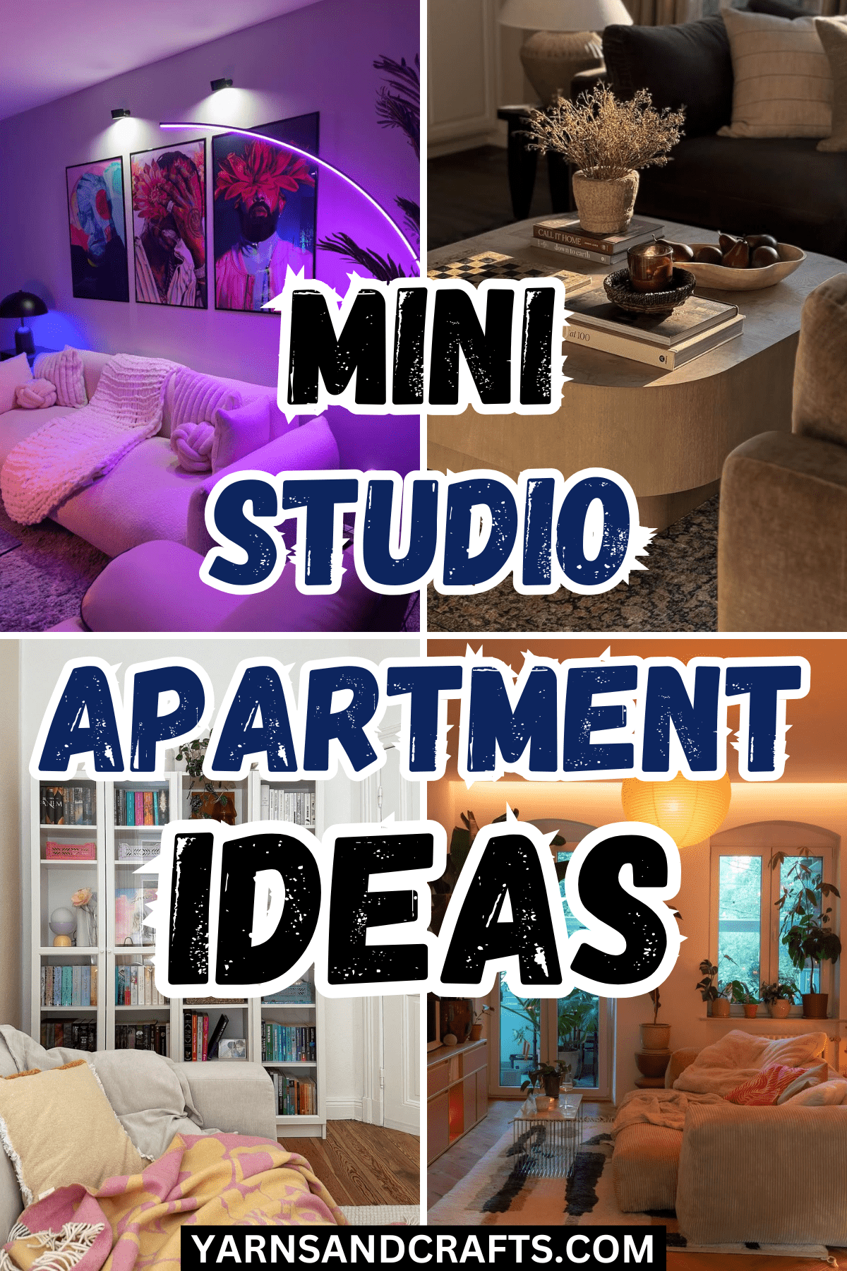 25 Genius Small Studio Apartment Ideas | Yarns and Crafts