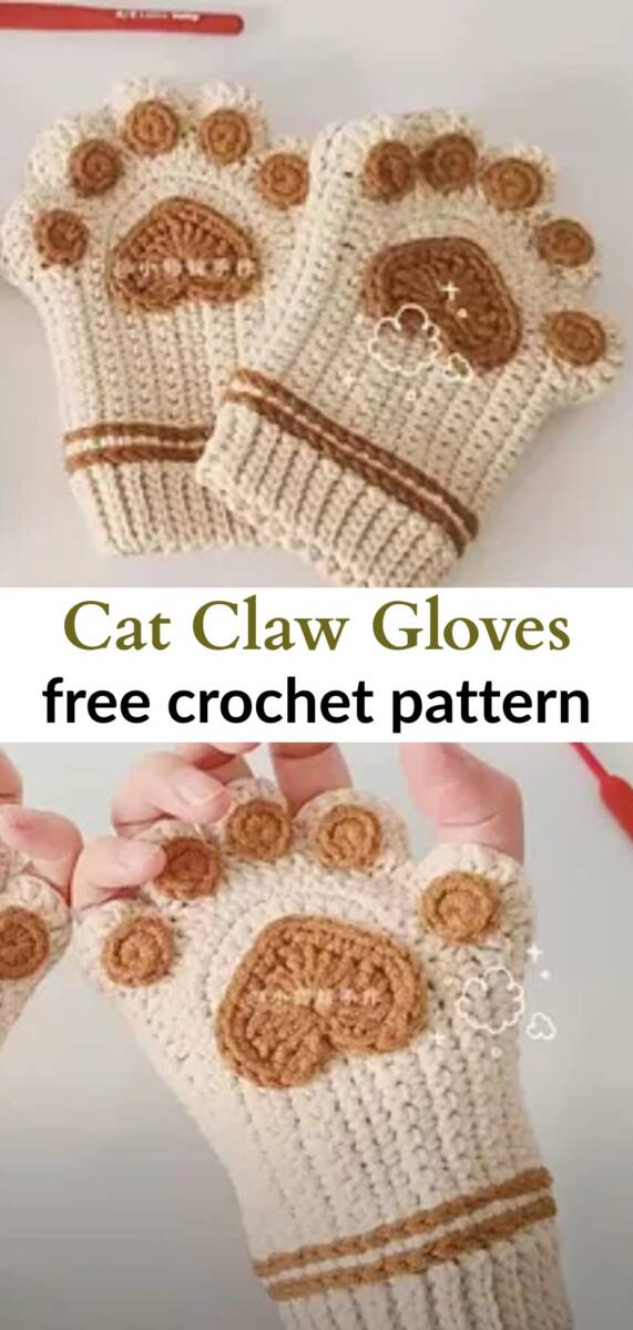 25 Free and Easy Crochet Glove Patterns | Yarns and Crafts