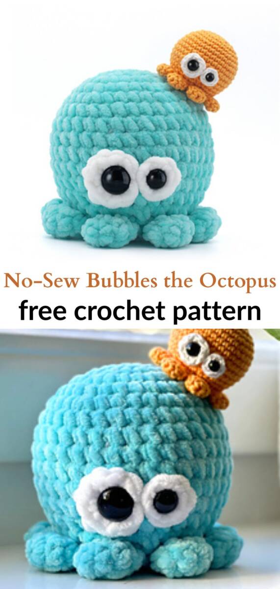 25 Free and Easy Crochet No-Sew Amigurumi Patterns | Yarns and Crafts