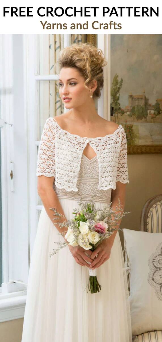25 Free and Easy Crochet Wedding Dress You Will Love | Yarns and Crafts