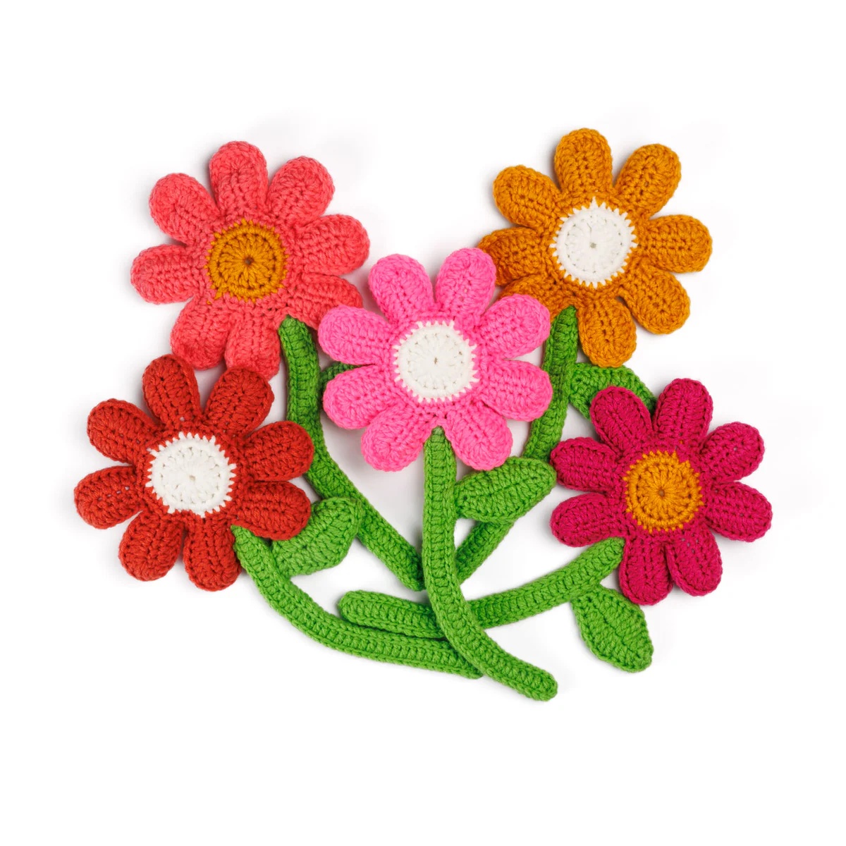 25 Free and Easy Crochet Flower Patterns | Yarns and Crafts