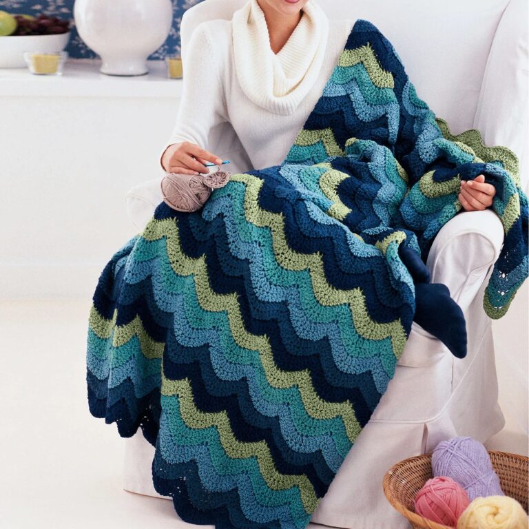 25 Free and Easy Crochet Throw Blanket Patterns | Yarns and Crafts