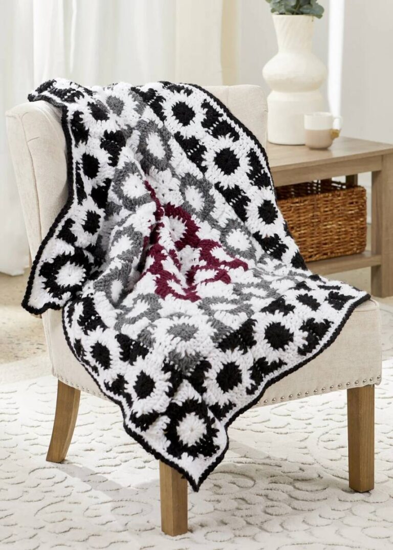 25 Free and Easy Crochet Throw Blanket Patterns | Yarns and Crafts