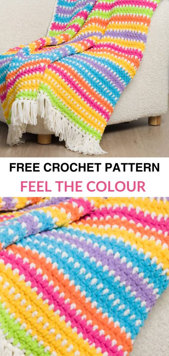 25 Free and Easy Crochet Throw Blanket Patterns | Yarns and Crafts