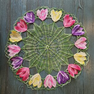 27 Free and Easy Crochet Tulip Flower Patterns | Yarns and Crafts