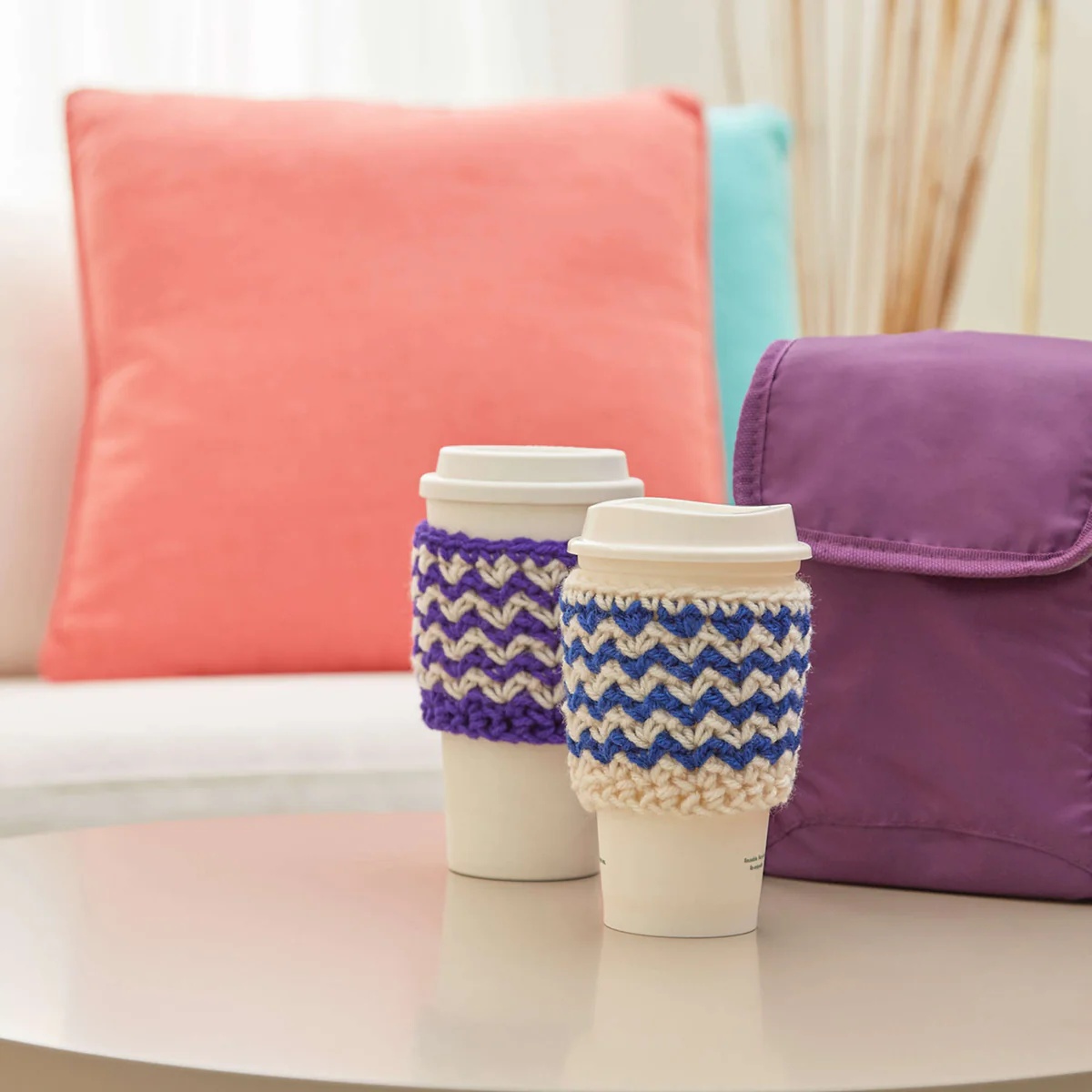 27 Free and Easy Crochet Cup Cozy Patterns | Yarns and Crafts