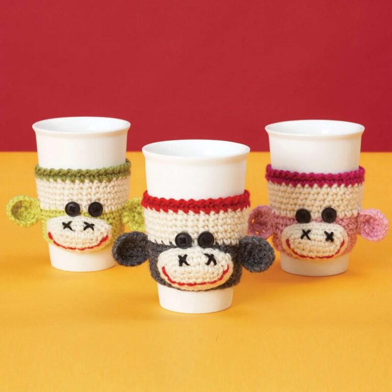 27 Free and Easy Crochet Cup Cozy Patterns | Yarns and Crafts