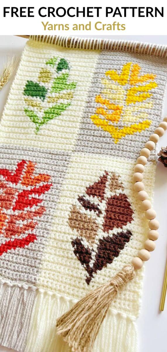 25 Free & Easy Crochet Wall Hanging Patterns | Yarns and Crafts