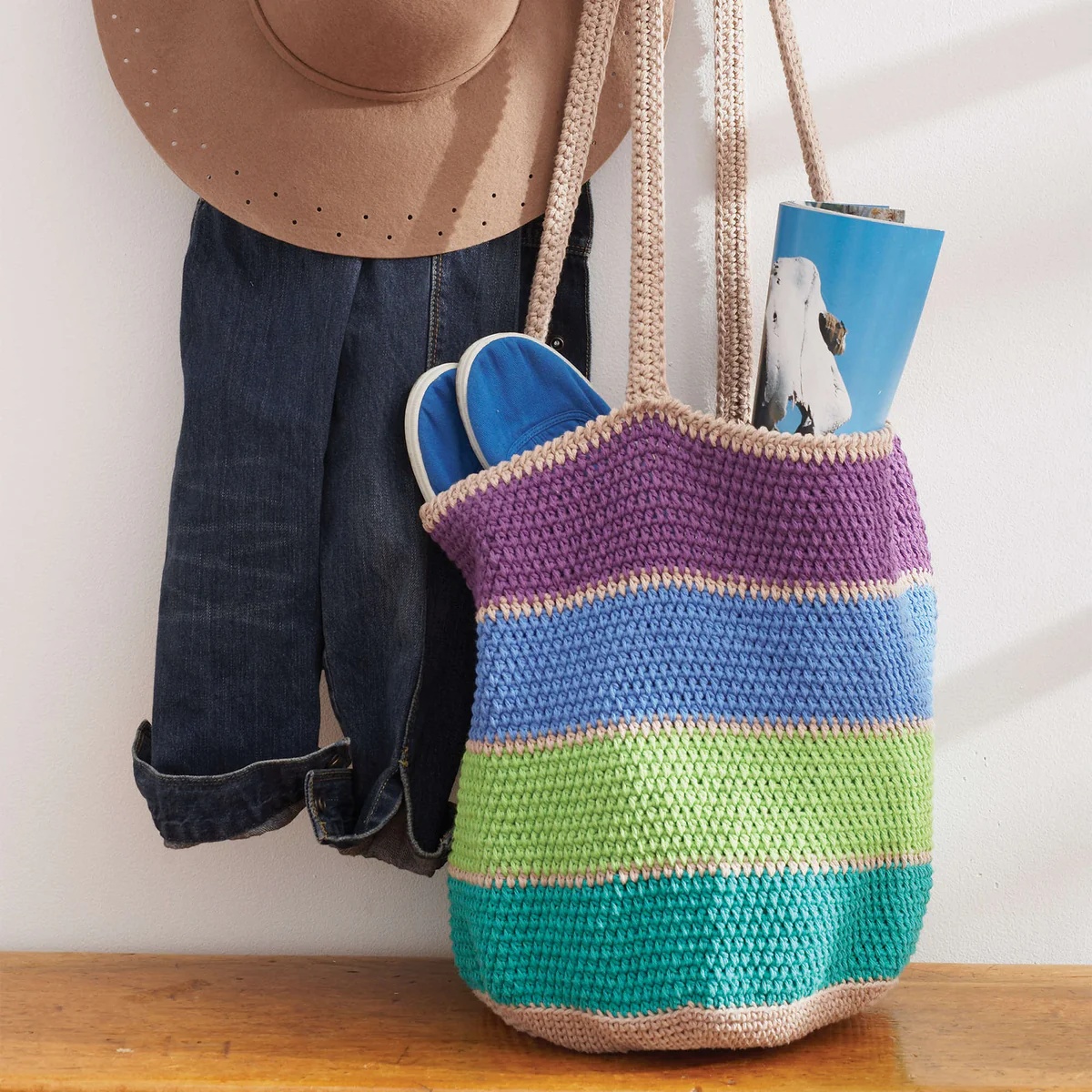 25 Free & Easy Crochet Market Bag Patterns | Yarns and Crafts