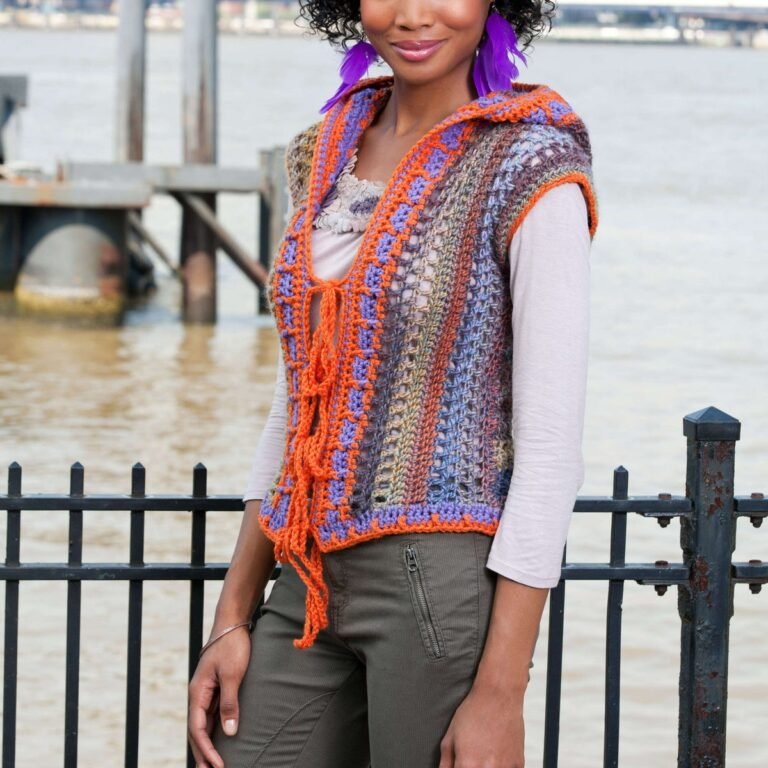 25 Free and Easy Crochet Vest Patterns | Yarns and Crafts
