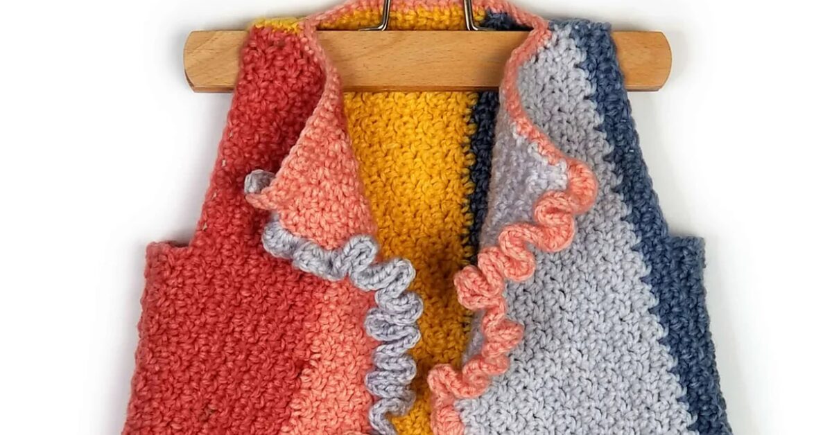 25 Free and Easy Crochet Vest Patterns | Yarns and Crafts